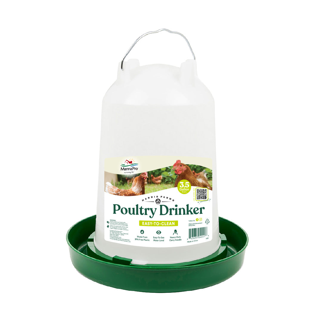 Free Range® 3.5 Gallon Plastic Poultry Drinker | MannaPro