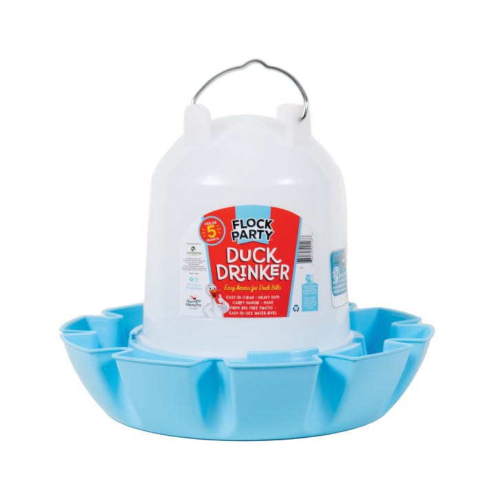 Flock Party® Duck & Goose Waterer | MannaPro