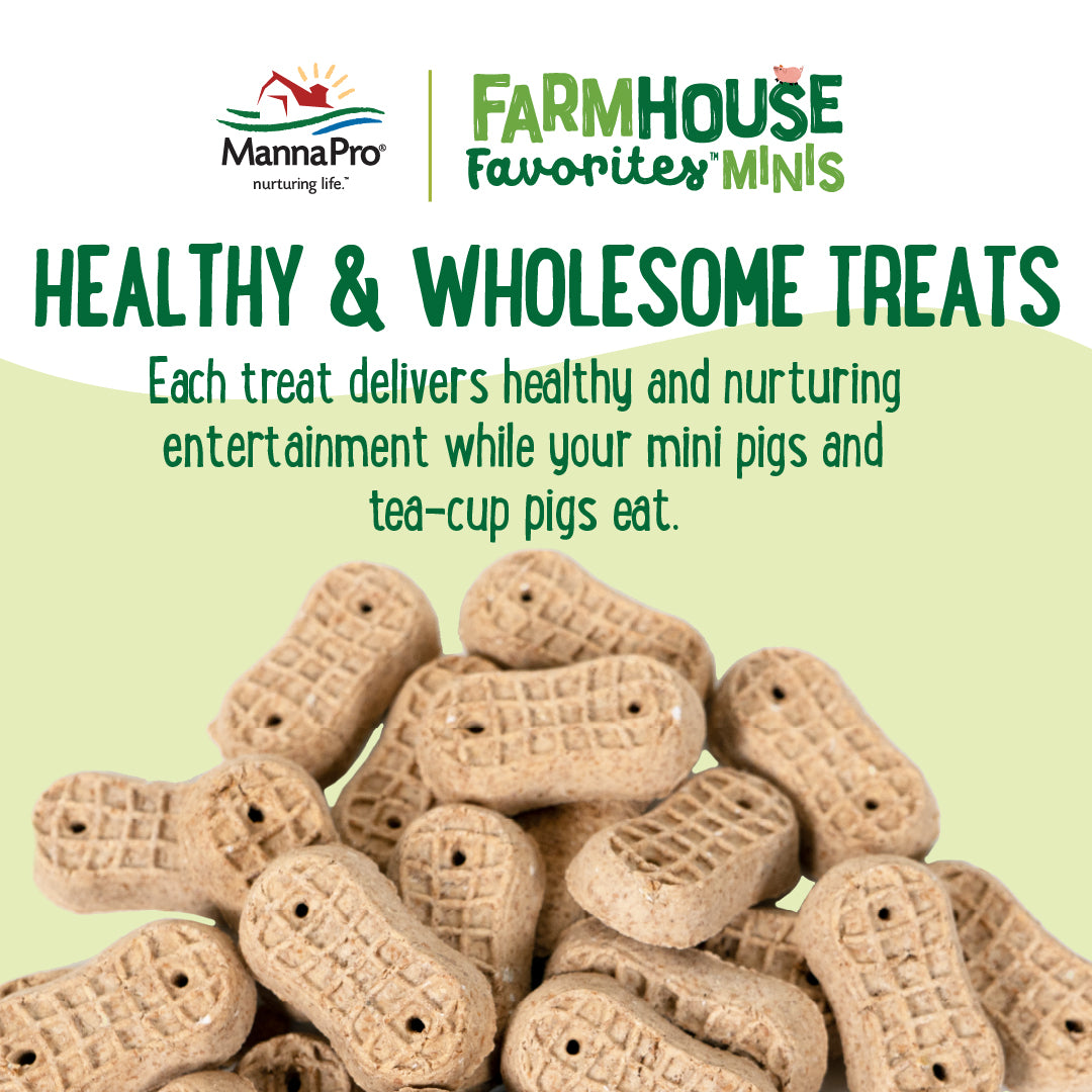 Farmhouse Favorites™ Mini Pig Treats | MannaPro