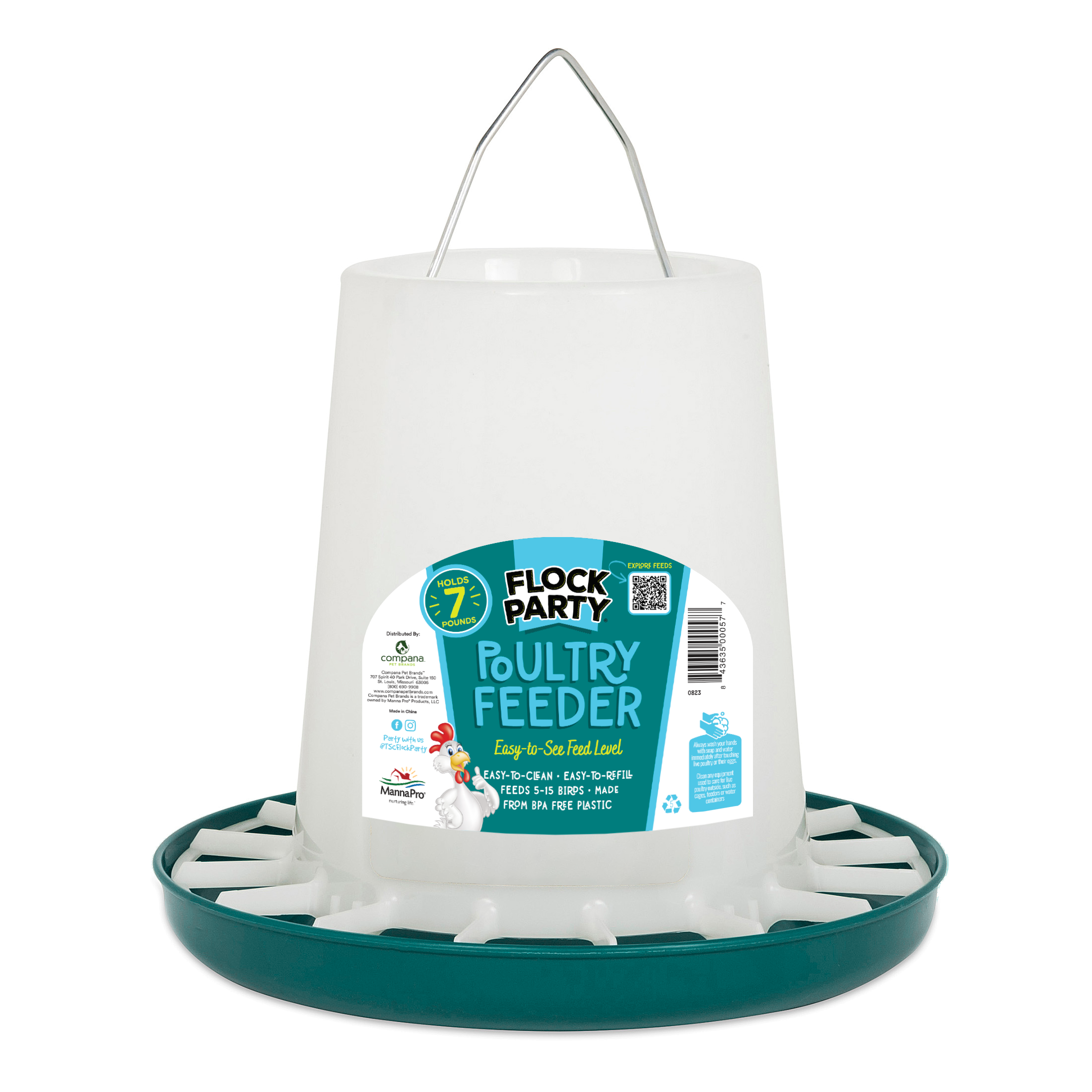 Flock Party™ Poultry Feeder | MannaPro