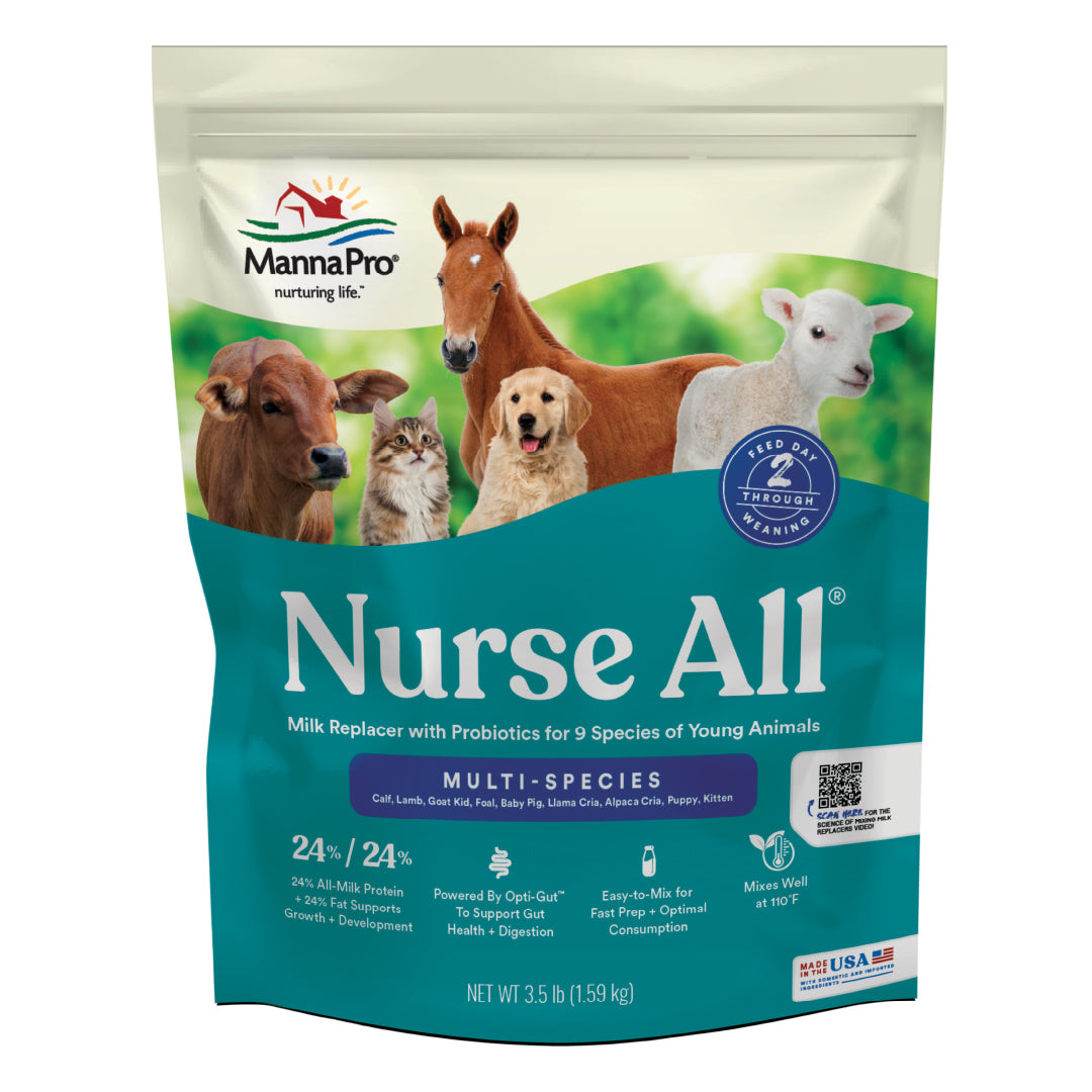 Nurse All® Multi-Species Milk Replacer | MannaPro