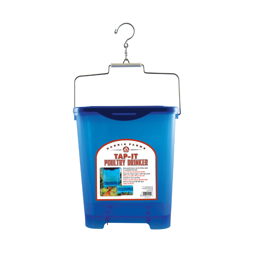 Manna Pro Harris Farms Tap-It Drinker, 4 Gallon | MannaPro